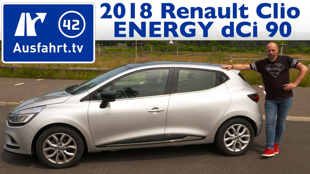 2018 Renault Clio ENERGY dCi 90 Intense – Ausfahrt.tv
