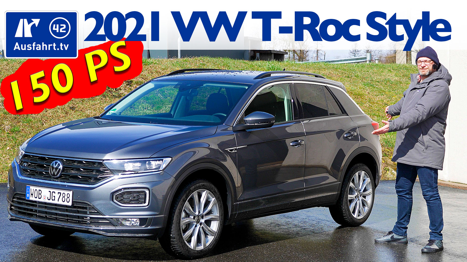 2022 Volkswagen VW T-Roc R-Line 2.0 l TSI 4MOTION DSG – Ausfahrt.tv