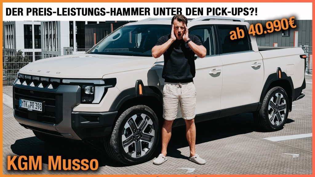 KGM Musso im Test (2026) Preis-Leistungs Hammer unter den Pick-ups ab ...