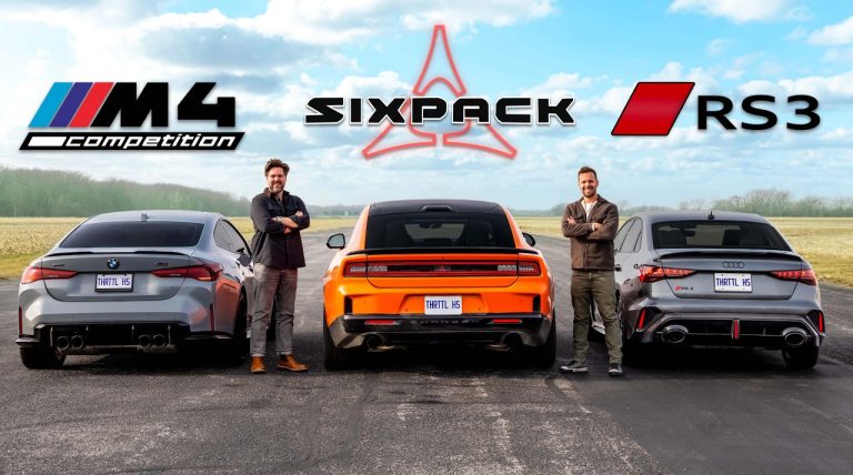 m4 vs rs3 drag race – Ausfahrt.tv