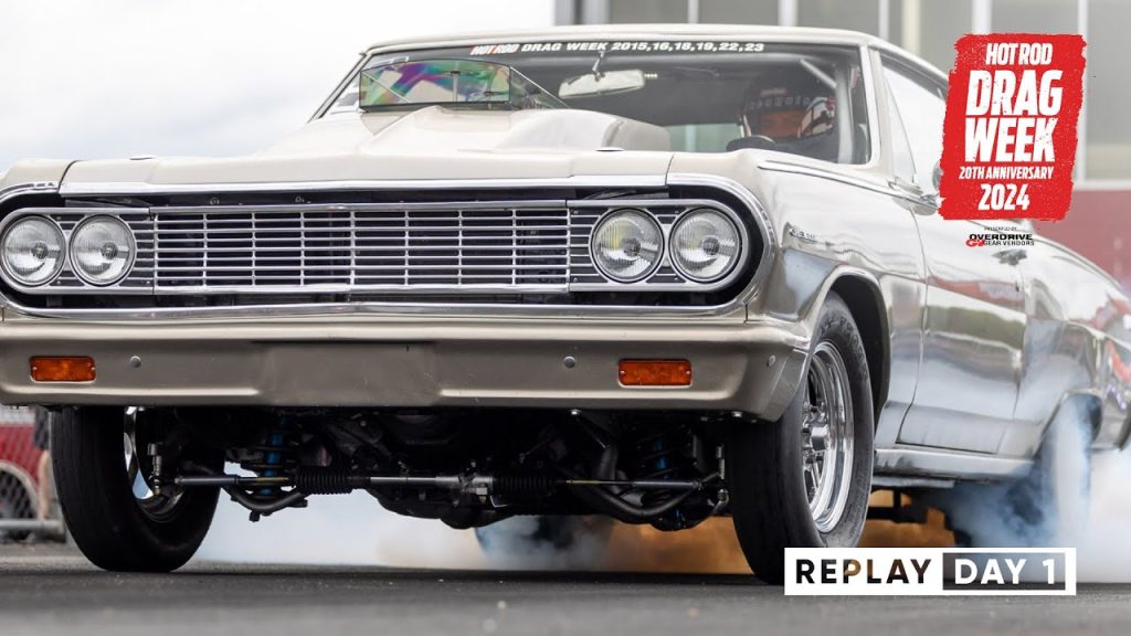 Am dritten Tag der Hot Rod Magazine Drag Week sind 36 Autos ...